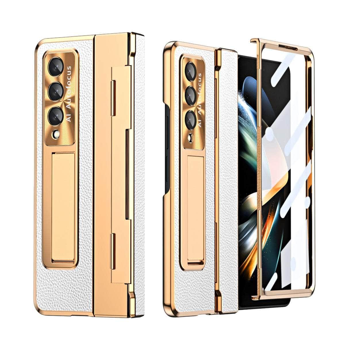 Plating Galaxy Z Fold 5 Glass Protection Cover